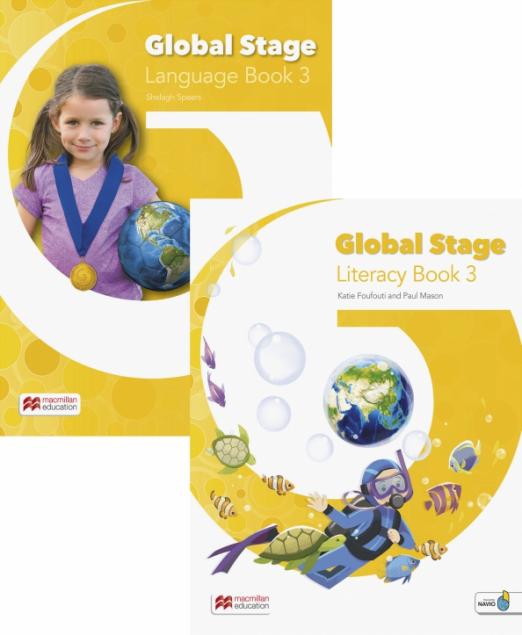 Global Stage 5 Literacy Book + Language Book / Учебник Cheryl Pelteret ...